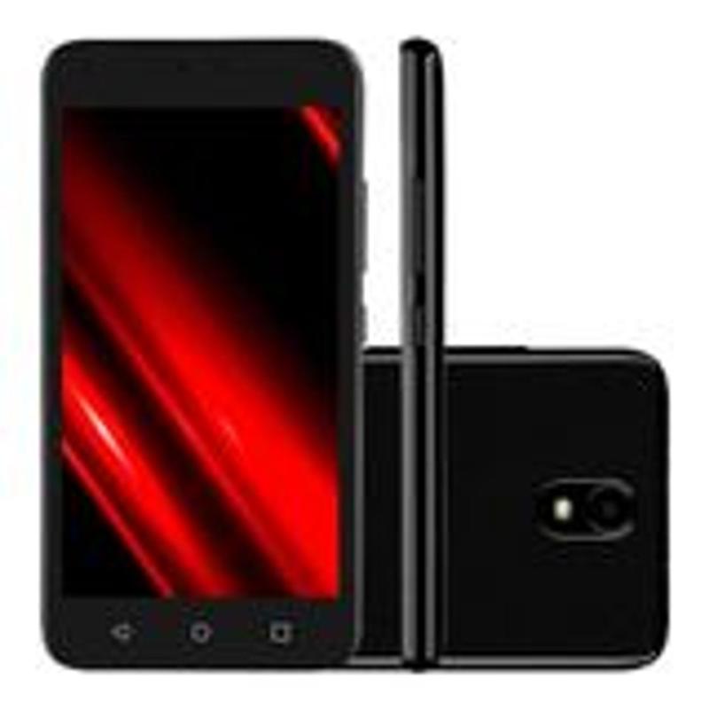 Smartphone multilaser e pro 32gb 4g tela 5 dual, capa e película, preto ...