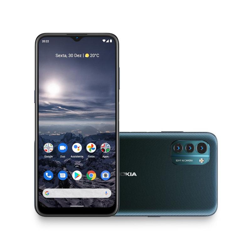 Smartphone Nokia G21 4G 128GB Tela HD + 6.5 Pol. Dual Chip 4GB RAM ...