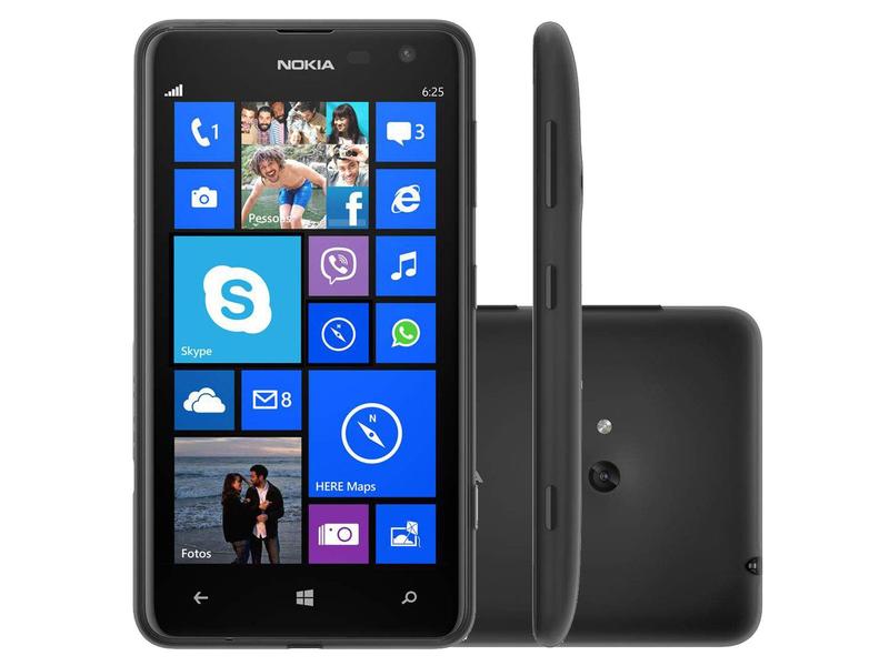 Smartphone Nokia Lumia 625 4G Windows Phone 8 - Câmera 5MP Tela 4.7” Proc. Dual Core Wi-Fi A-GPS ...
