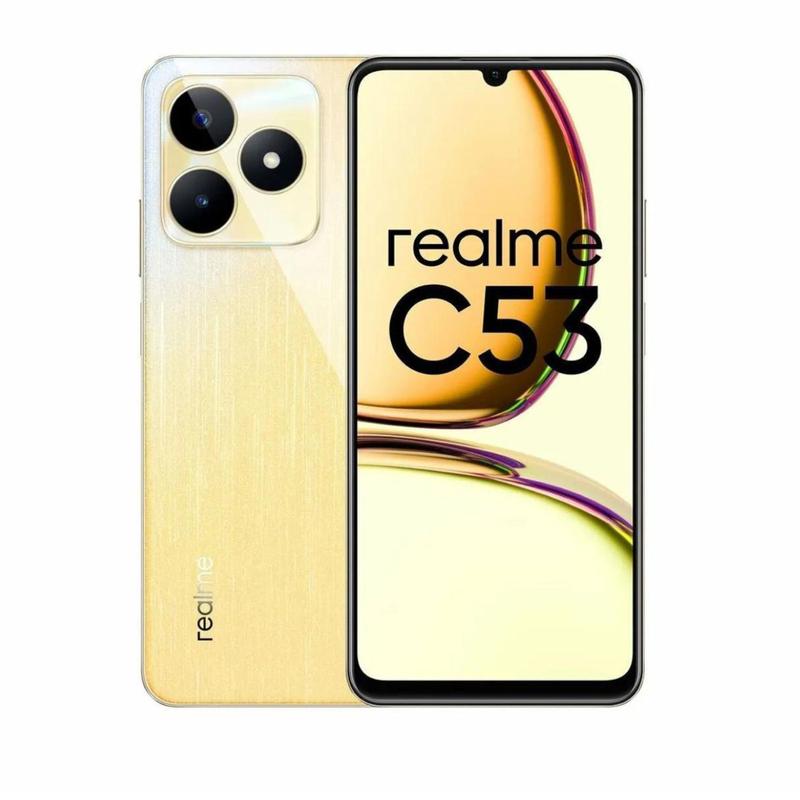 Smartphone Realme C53 6/128 com NFC- Champion Gold Dourado - Realme Versao Global - Smartphone ...