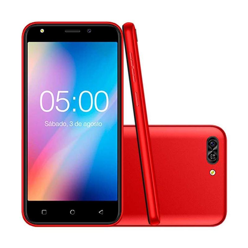 Smartphone Red Mobile Quick 5.0 8Gb 1Gb RAM - Vermelho/Prata ...