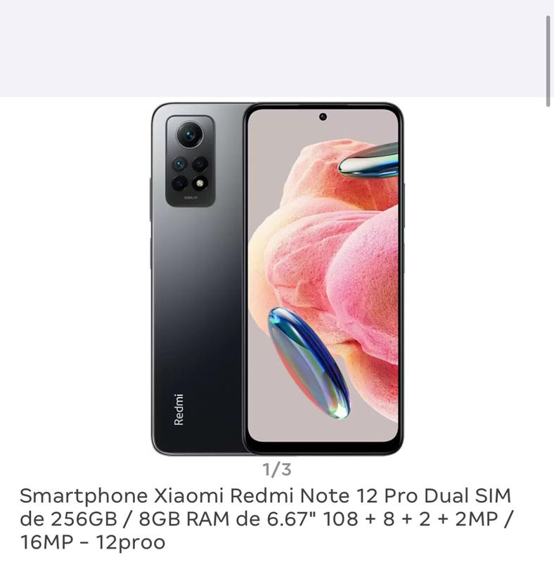 Smartphone Redm N0te 12 Pro Dual Sim 256GB 8 RAM - NFC - Celular ...