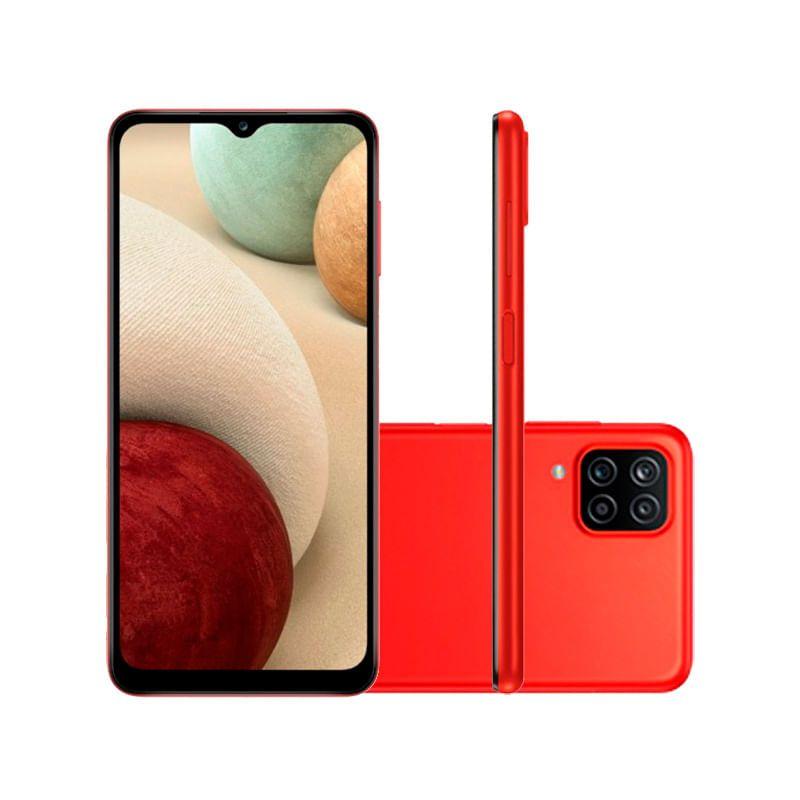 Smartphone Samsung Galaxy A12 64GB 4GB Tela de 65" Câmera Quádrupla ...