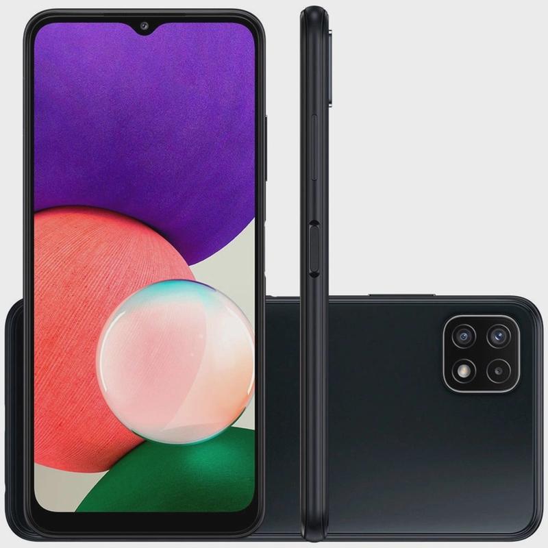 Smartphone Samsung Galaxy A22 128 GB Cinza 5G 4GB RAM Câmera Tripla - Galaxy A22 - Magazine Luiza