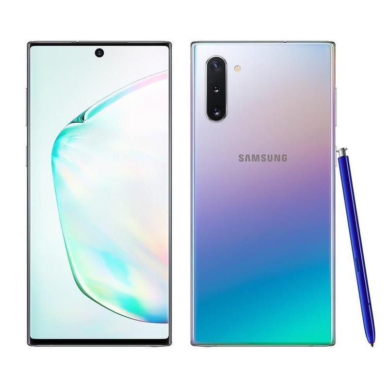 Smartphone Samsung Galaxy Note10, Dual Chip, Prata, Tela 6,3", Câm 12 ...