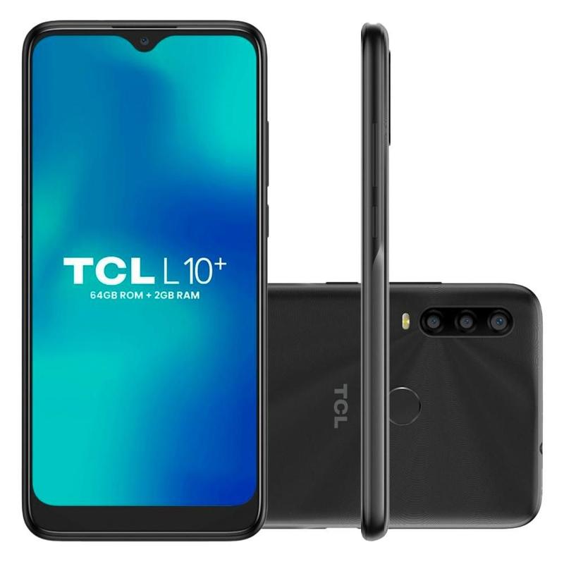 Smartphone TCL L10+, 64GB, 2GB RAM, Octa-Core, Câmera Tripla 13MP, Tela 6.22 - Cinza Titânio ...