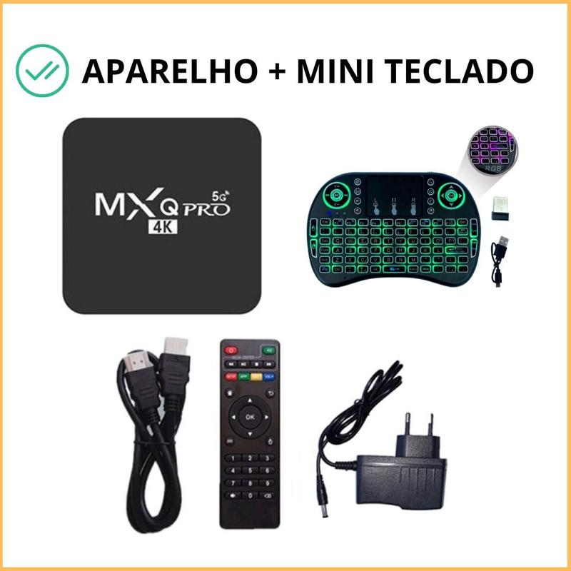 SMARTPRO 4K ANDROID Conversor digital Tv Smart 4K 5G + mini teclado ...