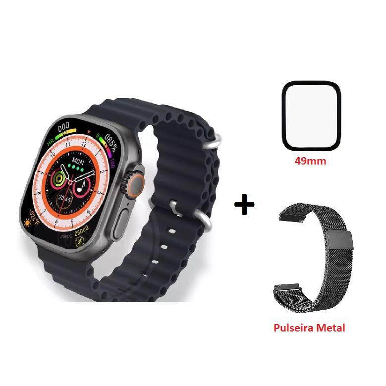 Smartwatch 2023 Kit W68+ Ultra Watch 8 Ultra Max 49mm Relógio ...