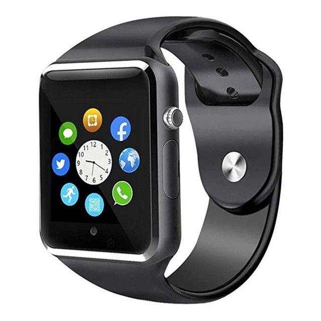 Smartwatch A1 Relógio Inteligente Bluetooth Gear Chip Android iOS Touch ...