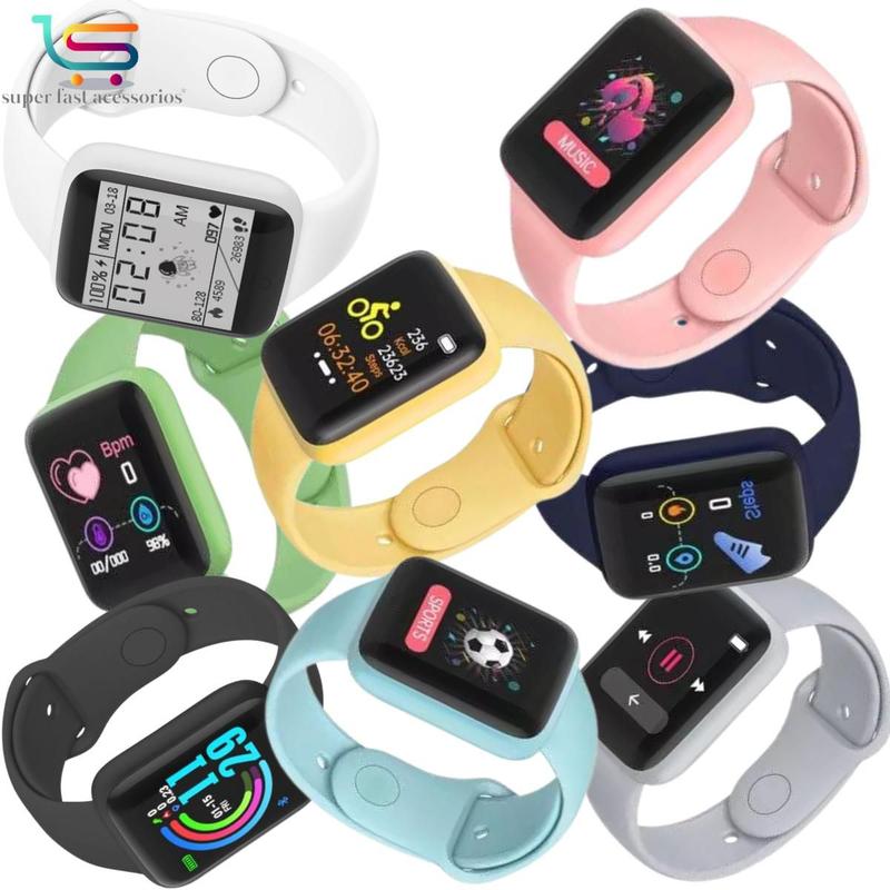 Smartwatch Relogio Infantil Macaron Color D20/Y68 Novidade - Smartwatch ...