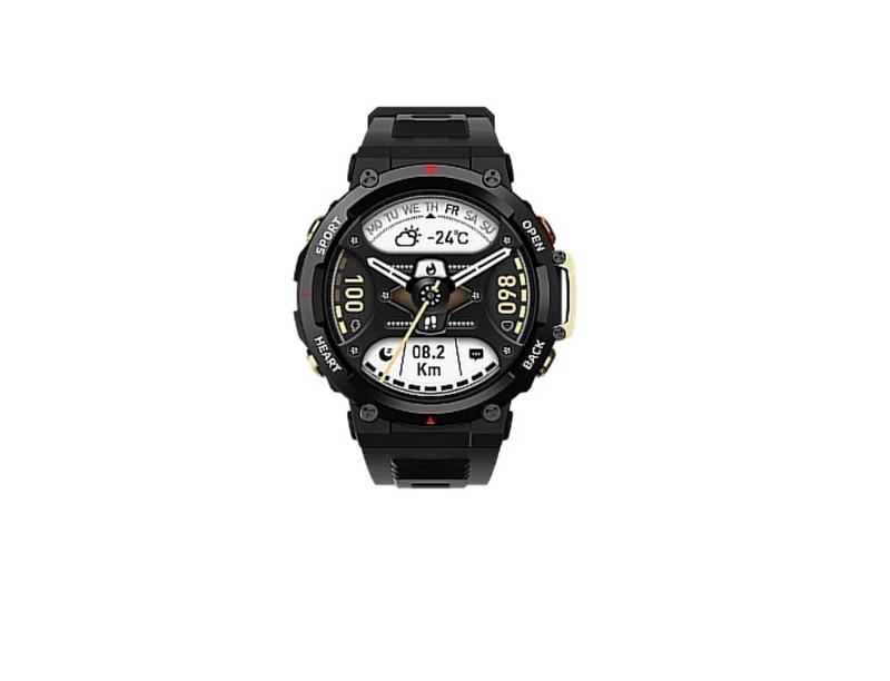 Smartwatch Relógio Inteligente Redondo Monitor de Saúde e Conectividade ...