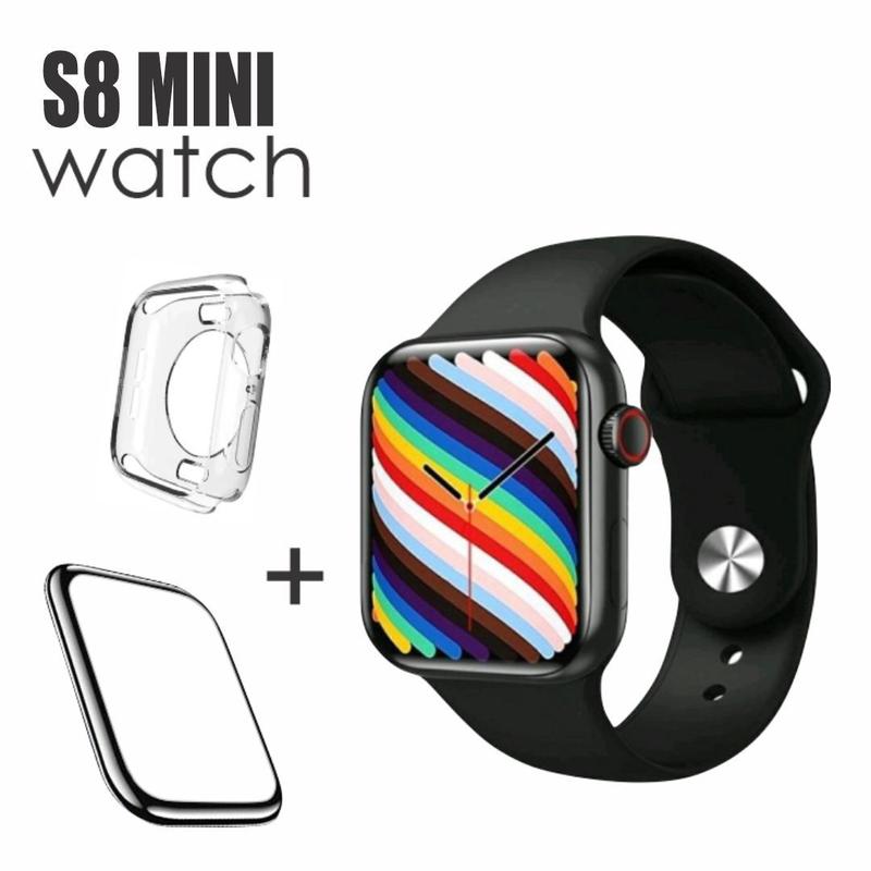 Smartwatch Relógio Inteligente S8 Mini Preto Sport Watchband Metal ...