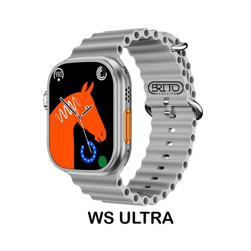 Smartwatch Relogio Inteligente WS Ultra 9 49mm Android iOs Bluetooth ...