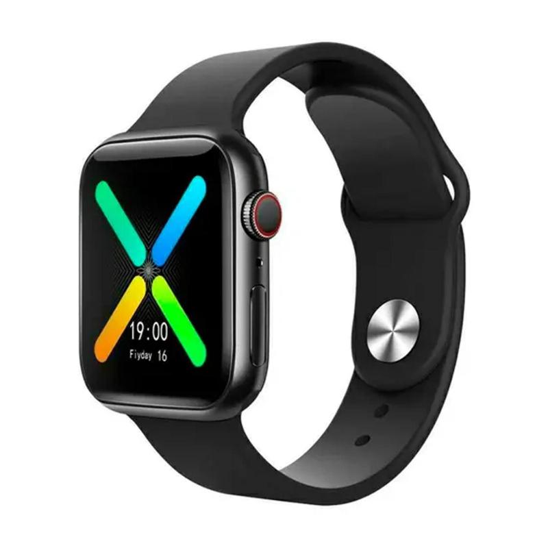 Smartwatch Relogio X8 caixa 44mm, pulseira preta Compativel/android ...