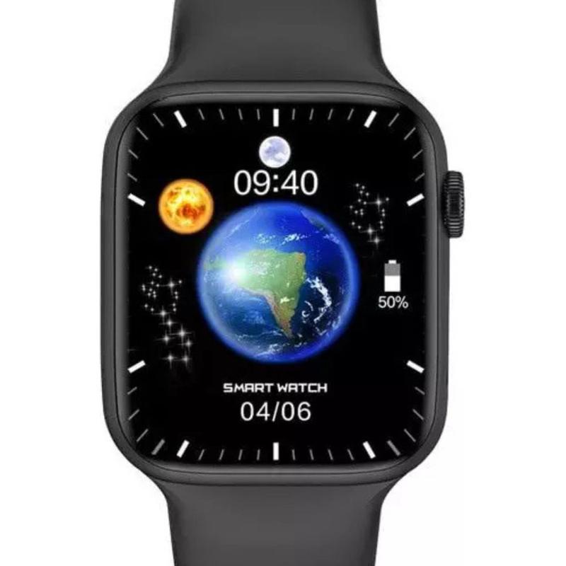 Smartwatch W28 Pro Preto 45mm Induçao Bluetooth - Microwear ...