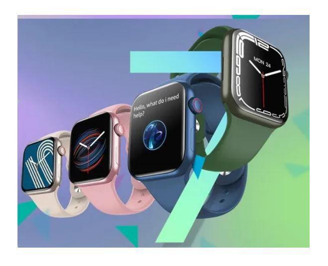 Smartwatch W37 PRO Série 7 Original Compatível Com Sistema IOS e ...