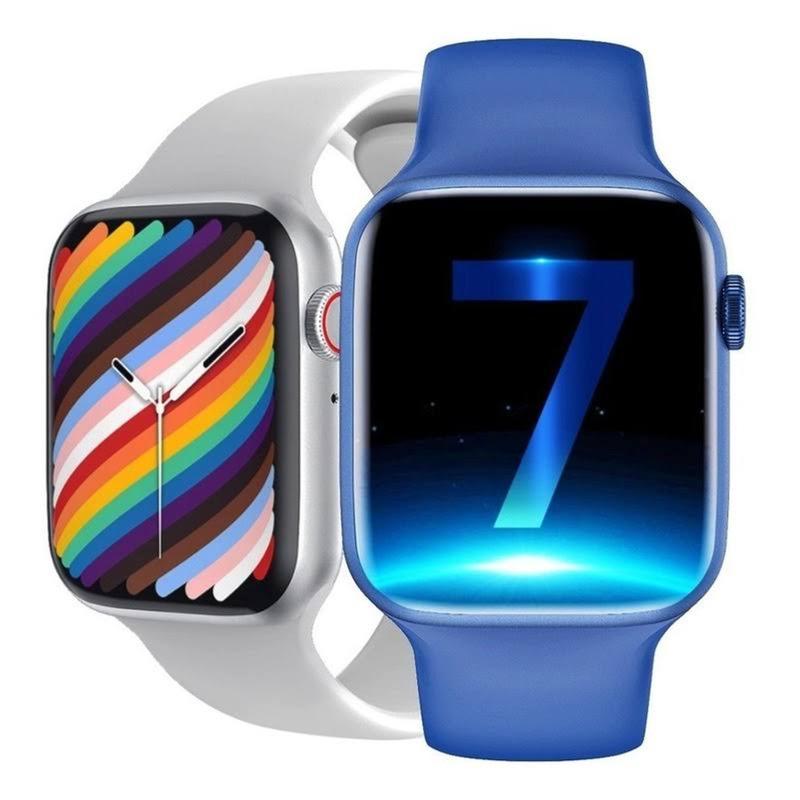 Smartwatch W37 PRO Series 7 44mm Relógio Inteligente Tela Infinita ...