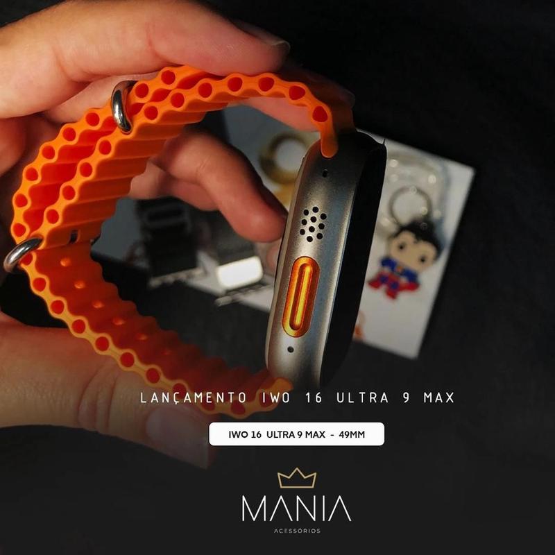 Smartwatch W59 Ultra Serie 9 com GPS 49mm Lançamento 2023 - Microwear ...