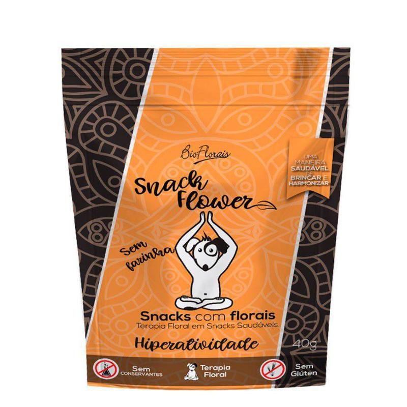 Snack Flower Hiperatividade 40g Bioflorais - Floral para Pet - Magazine ...
