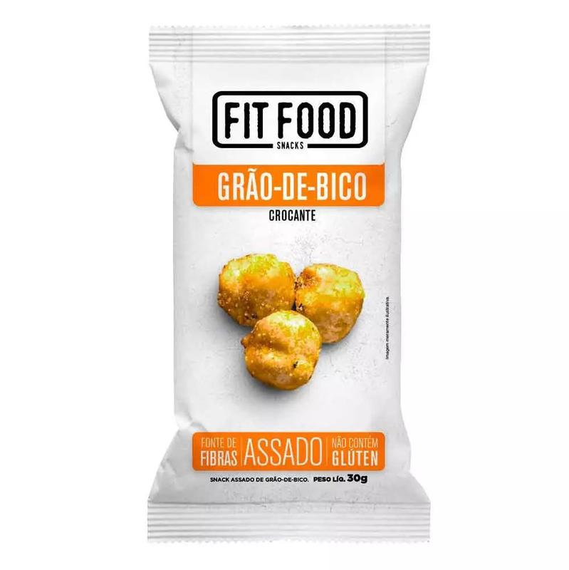 Snack Grão-de-bico Salgado FIT FOOD 30g - Snack Saudável / Snack Fit ...