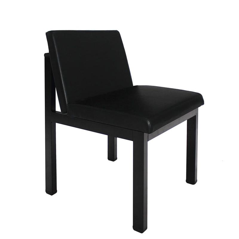 Sofá 1 lugar em material sintético Preto - MS System - Sofás - Magazine ...
