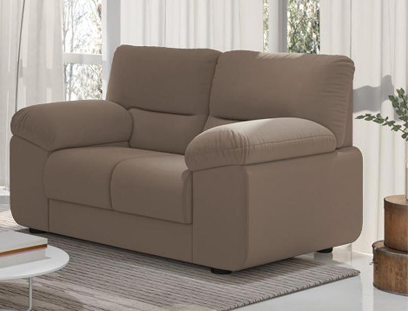 Sofá 2 Lugares 1,52 mts Monique Com Espuma Soft Tecido Suede Cor ...