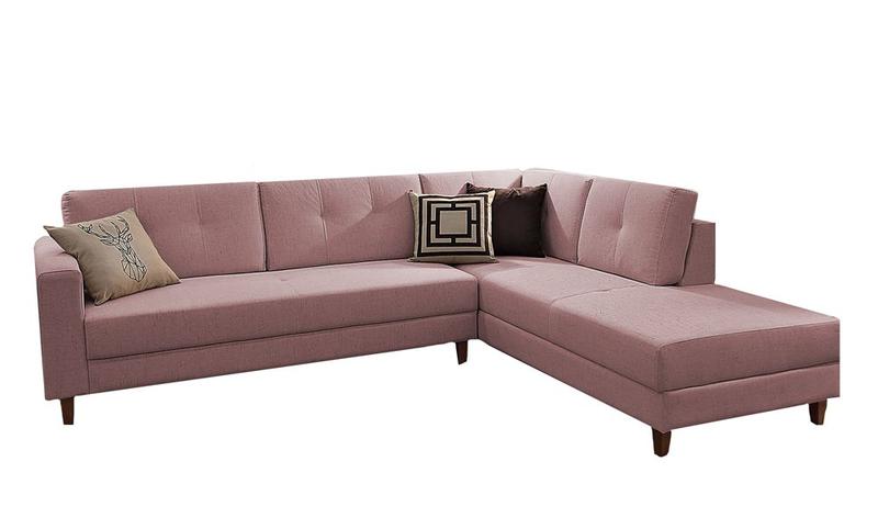 Sofá 3 Lugares Rosé em Veludo 2,20m Daisy - Decorium - Sofás - Magazine Luiza