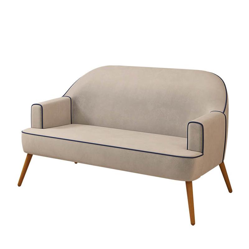 Sofá Agata 2 Lugares - Cinza - Konfort - Sofás - Magazine Luiza