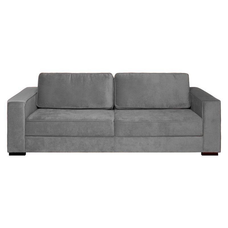 Sofá Agata 2,20 mts - Tecido Suede Varias Cores - Euro Design - Sofás ...