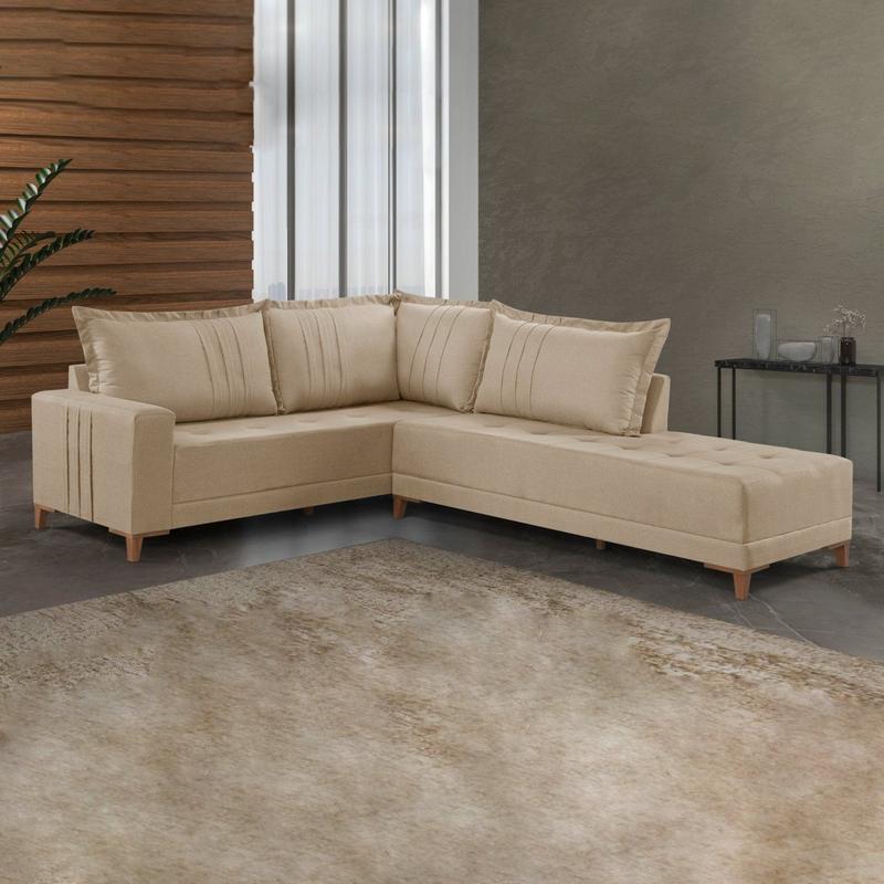 Sofá de Canto com Chaise 5 Lugares 287x237cm M154 Martins Estofados ...