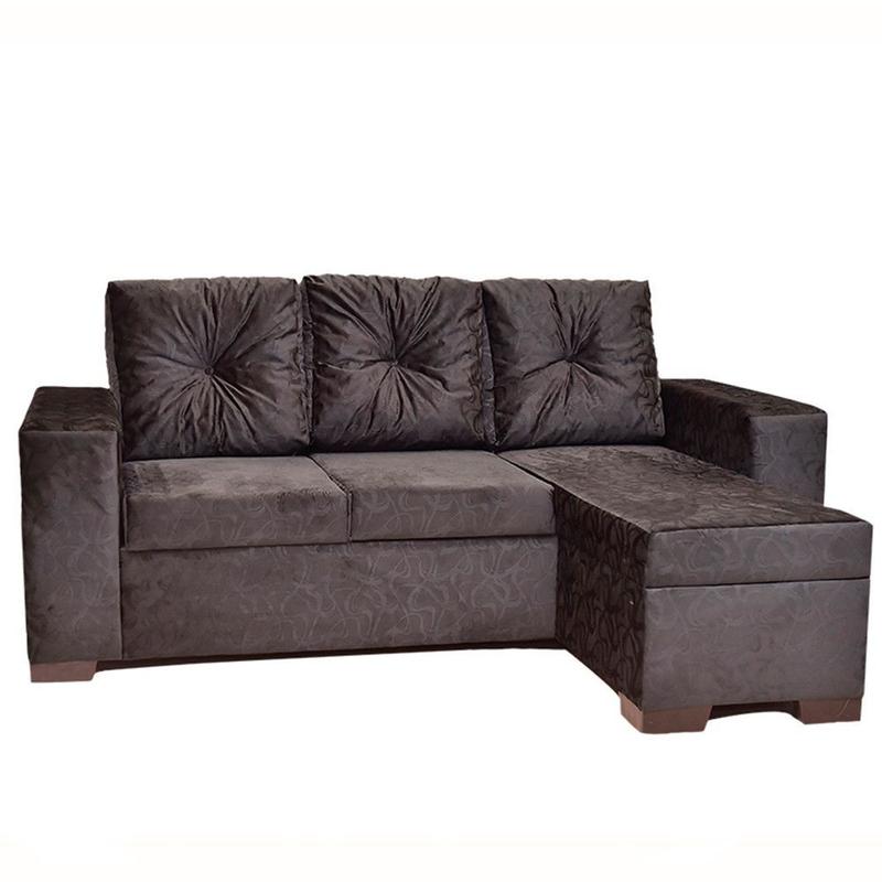 Sofá Dubai 2 Lugares e Chaise Finezzi - Sofás - Magazine Luiza