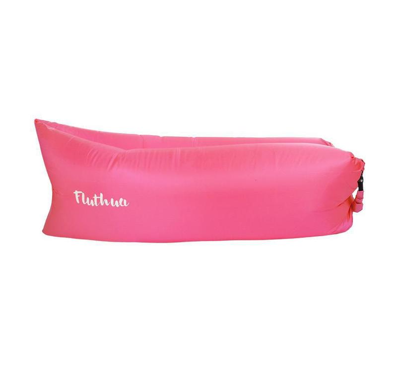 Sofá Inflável De Ar Rosa De Nylon Fluthua - Sofá Inflável - Magazine Luiza