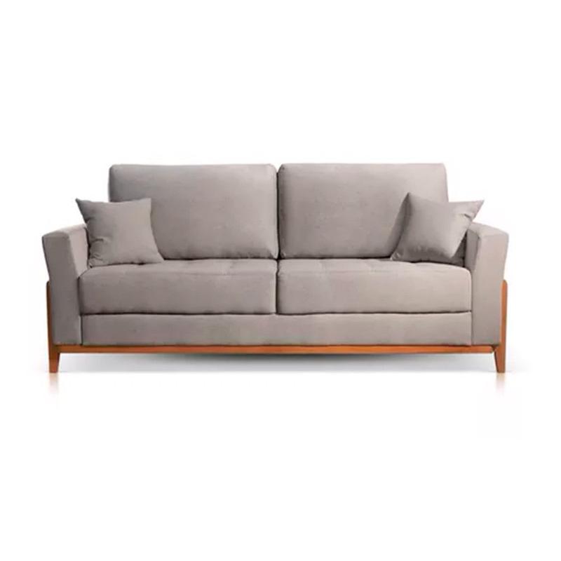 Sofá Living Luxo Fixo França 2.10 M Base Madeira - JC Estofados - Sofás ...