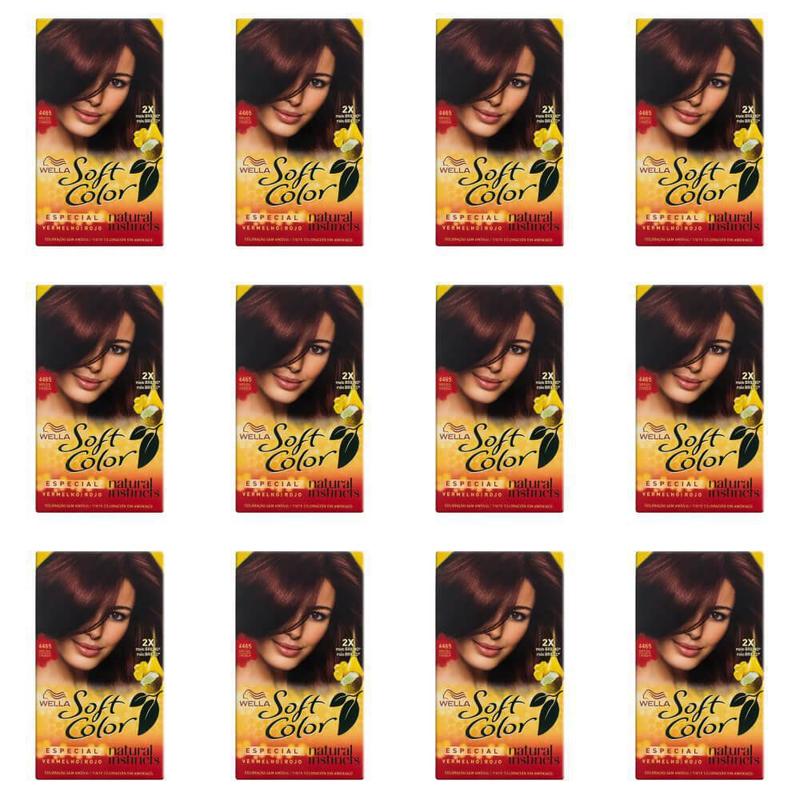 Soft Color Coloração Kit 4465 Ameixa (Kit C/12) - Tinta de Cabelo ...