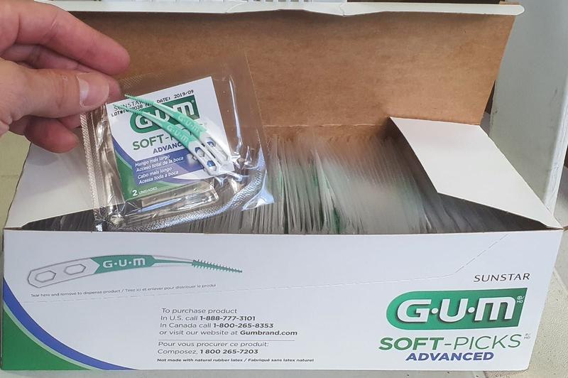 Soft-Picks Advanced (110 unidades em 1 caixa) GUM - Escova Interdental ...