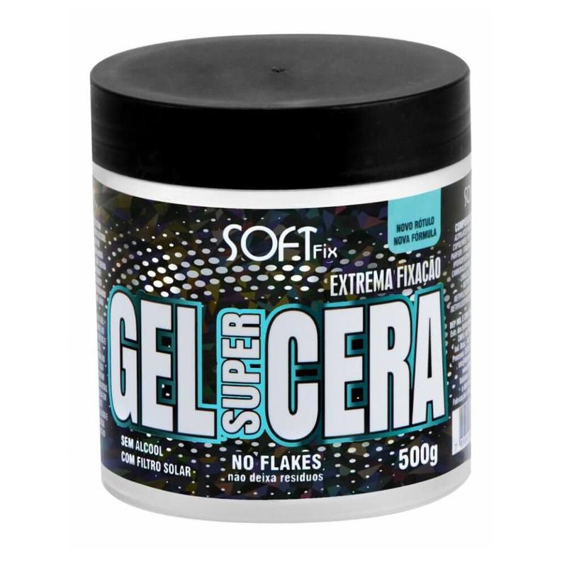 Softfix Gel Fixador Super Cera 500g - Gel de Cabelo - Magazine Luiza