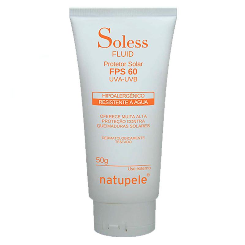 Soless Fps 60 Uva-Uvb Fluid Natupele - Protetor Solar - Protetor Solar ...