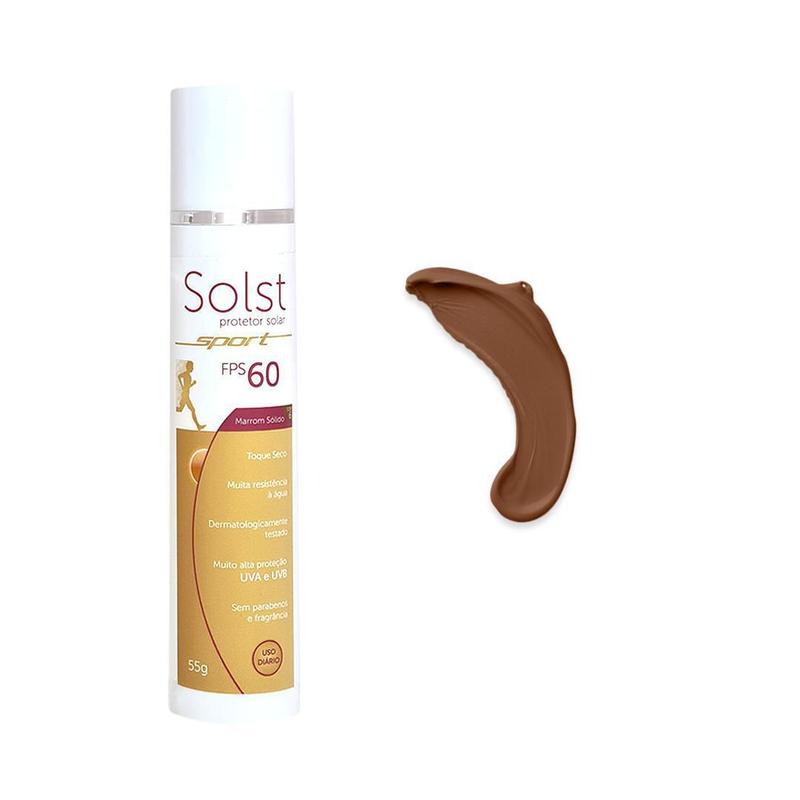 Solst Sport Fps60 Protetor Solar Toque Seco Marrom Sólido55G - Axigram ...