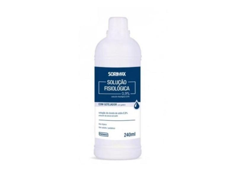 Solucao Fisio. Sorimax 240Ml Farmax - Soro Fisiológico - Magazine Luiza