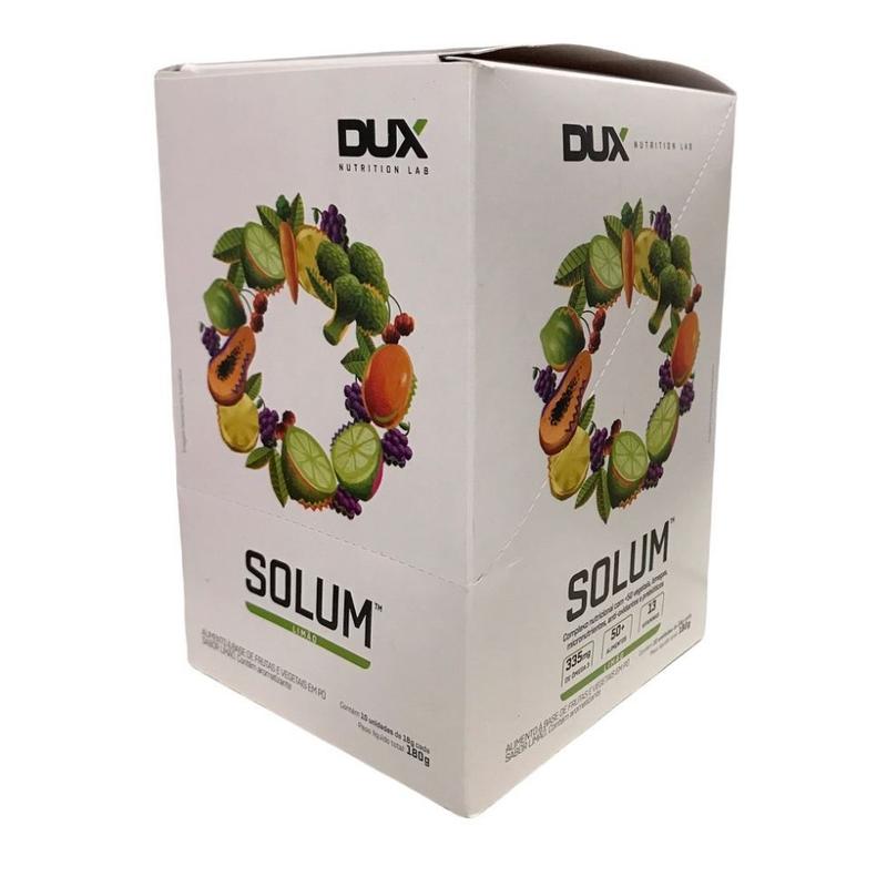 Solum Display (10 Sachês de 18g) - Sabor: Limão - Dux Nutrition ...