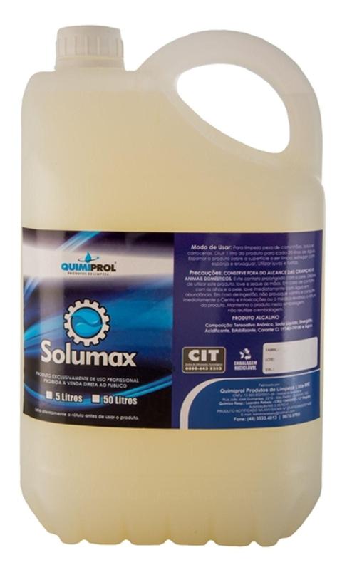 Solumax Desengraxante 5L Quimiprol - Produtos de Limpeza - Magazine Luiza