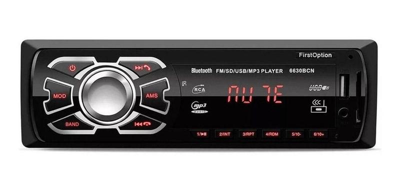 Som Automotivo First Option 6630bn Com Usb, Bluetooth E Leitor De ...