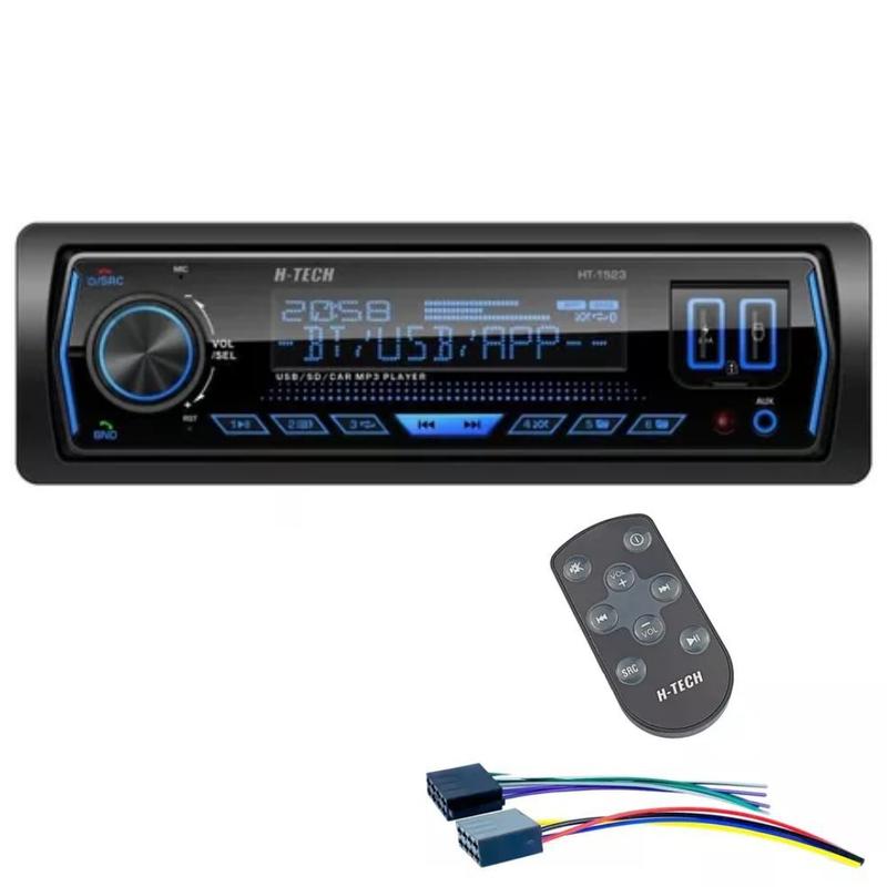 Som Automotivo HT1523 Htech com Mp3 Bluetooth e função DSP - H-Tech ...