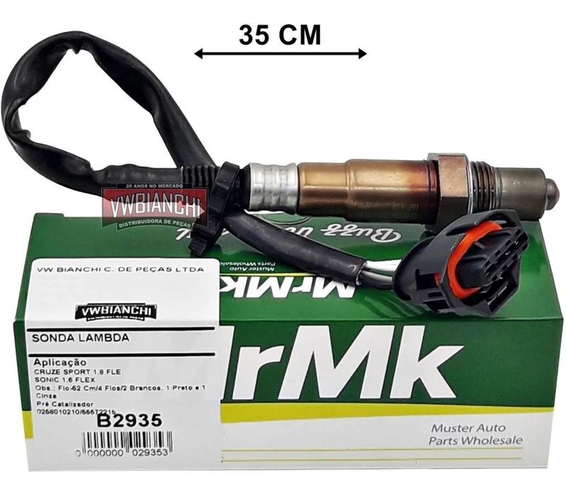 Sonda Lambda Cruze 1.8 Sonic 1.6 0258010210 - 55572215 - MUSTER PREMIUM ...