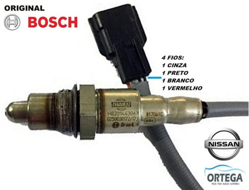 Sonda Lambda Nissan March Versa 1.0 1.6 16v 0258030172 Bosch - Sonda Lambda - Magazine Luiza