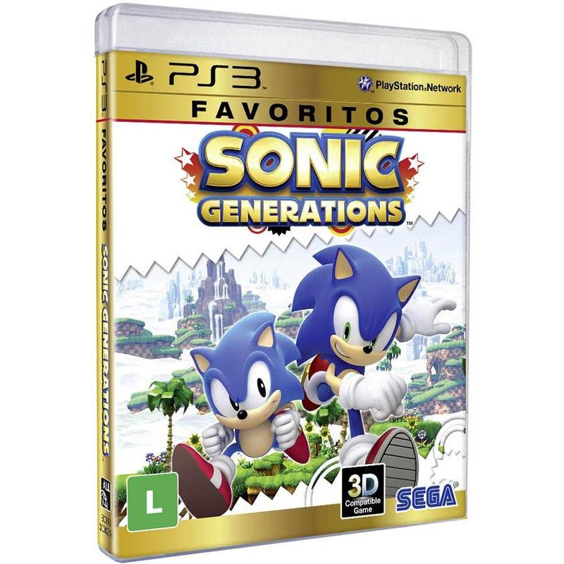 Sonic Generations - Ps3 - SEGA - Outros Games - Magazine Luiza
