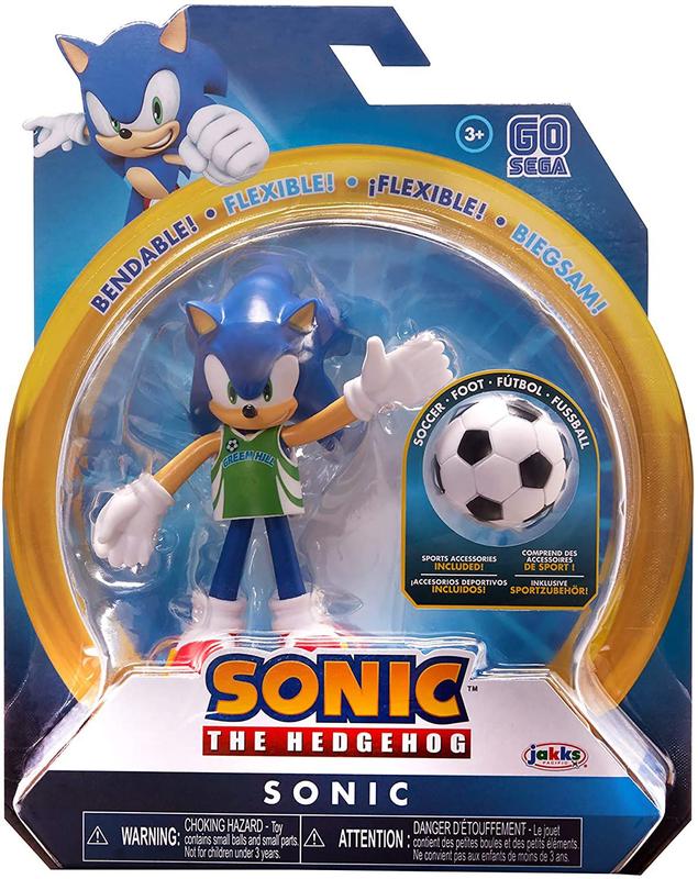 Sonic The Hedgehog Soccer Sonic Dobrável Oficial Licenciado - Jakks ...