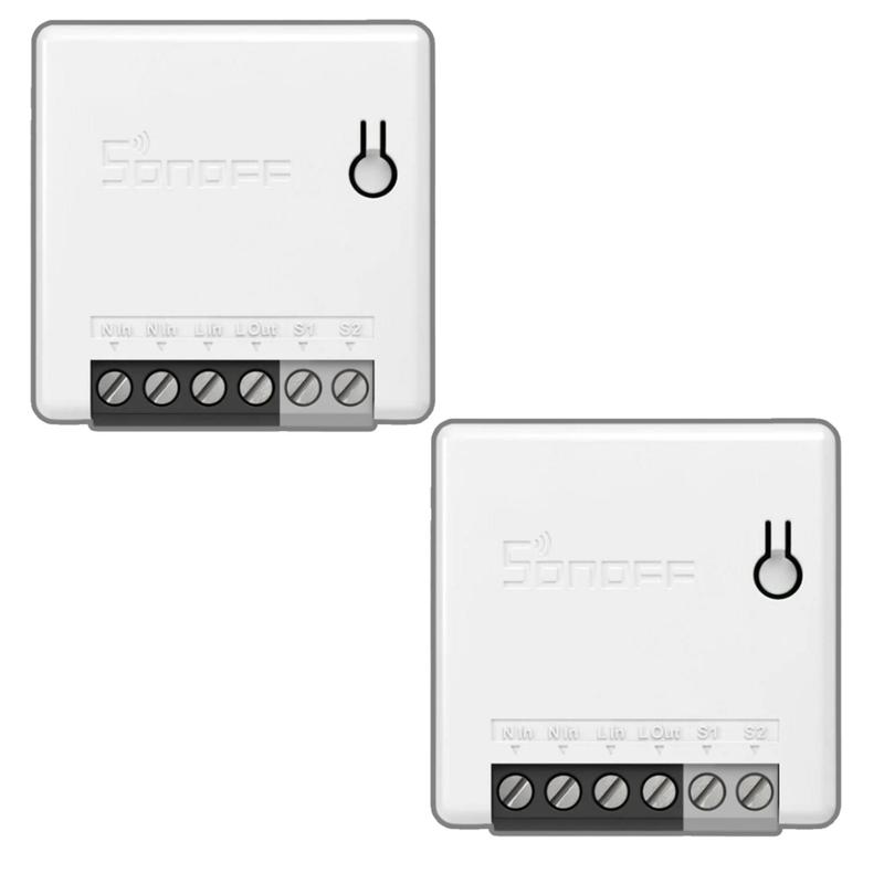 Sonoff mini R2 interruptor Inteligente Automação Residencial Alexa ...
