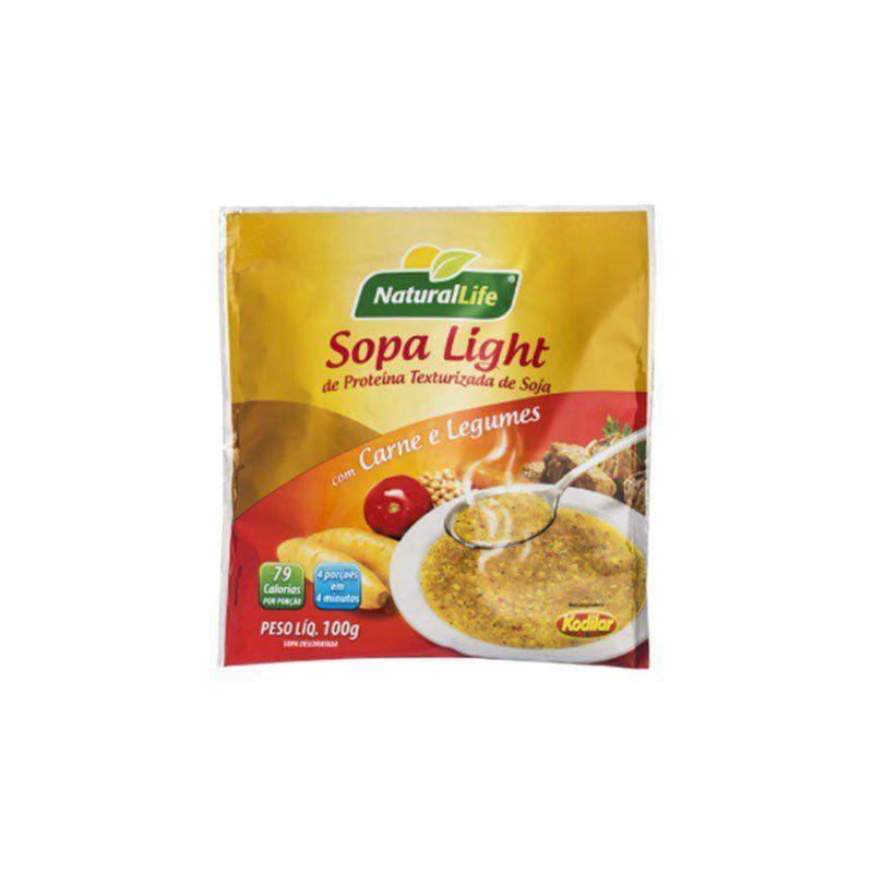 Sopa Light Carne e Legumes 100g Natural Life - Sopa - Magazine Luiza