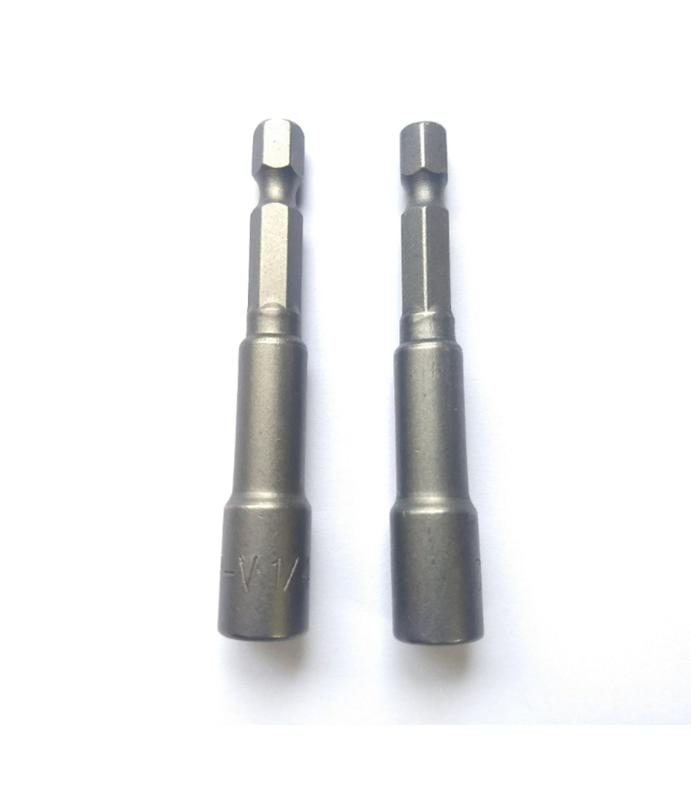 Soquete canhão magnético 1/4 x 65 mm - 2 Peças - Aciole - Soquete ...